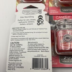 Yankee Candle | Other | 4 Yankee Candle Car Jar Ultimate Neutralizing ...